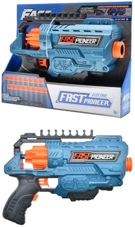 Fast Pioneer Electric Rotator Soft Bullet Toy Gun - Total Sports Direct