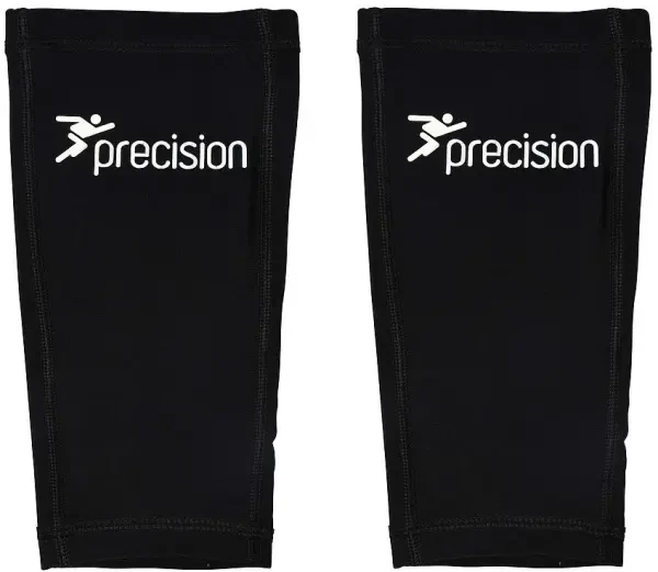 Precision Pro Matrix Shinguard Sleeves - Black - Total Sports Direct