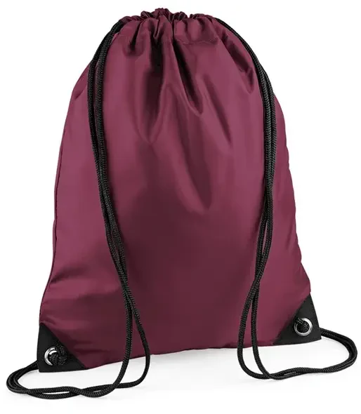 BagBase Premium Gymsac - Burgundy - Total Sports Direct